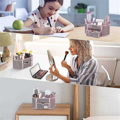 Pink Desk Organizer For Desk Supplies And Accessories Cute Wire Pen