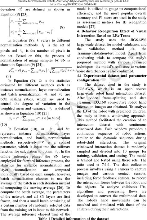 table 1 from lre trans model of interface visual interaction suitable for preschooler robots