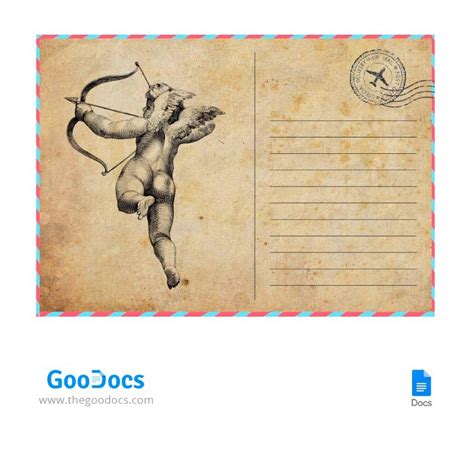 Retro Postcard Template