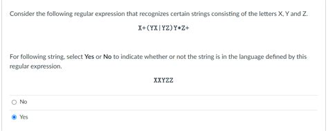 Solved Consider The Following Regular Expression That Chegg