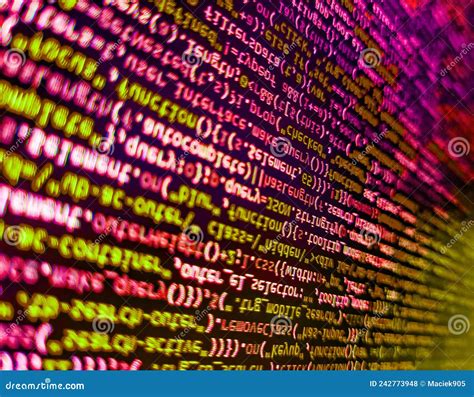 Simple Website Html Code With Colourful Tags In Browser View On Dark