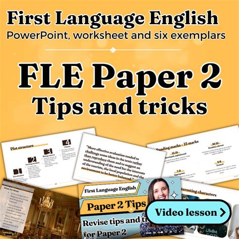 First Language English Igcse Paper 2 Revision Lesson Taughtly