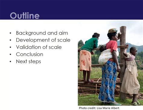 Development And Validation Of A Reproductive Empowerment Scale Ppt