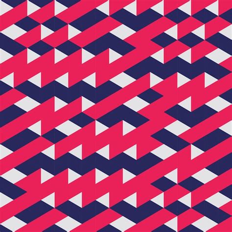 Premium Vector Red Geometric Seamless Pattern Abstract Background Vector Illustration