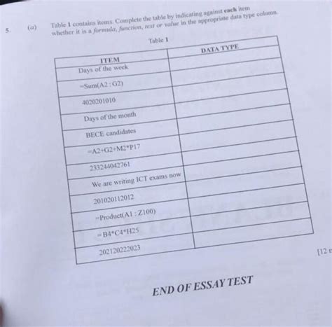 Bece Ict Computing Questions And Answers For Last Year