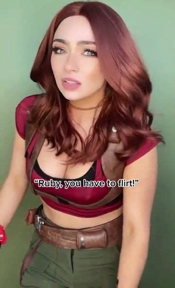 Hot Cosplay Ruby Roundhouse By Caitlin Christine Porn GIF Mp4 0 08 360x640 Cosplaysgif Com