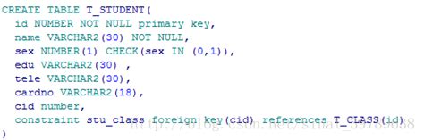 Oracle建表关联外键时报invalid Datatype错误 Csdn博客