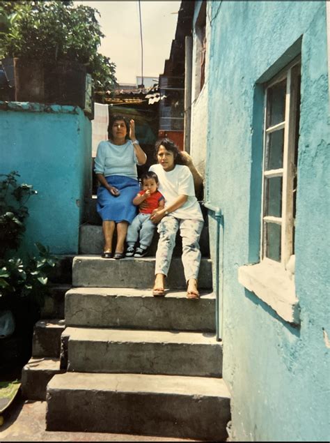Mexico City Early 1990s My Grandma My Older Brother And My Moms Must