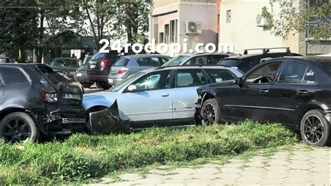 6 ударени коли в центъра 22 годишен в Спешното Youtube