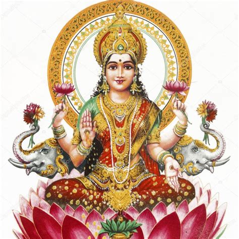 Lakshmi The Goddess Of Wealth 1906 Tjet