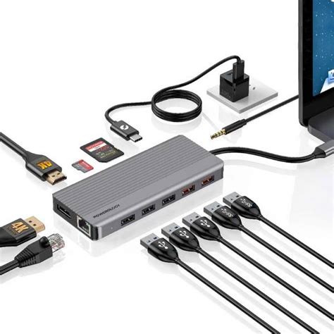 Powerology In Usb C Hub Hdmi Type C W Pd Dark Alpha Store