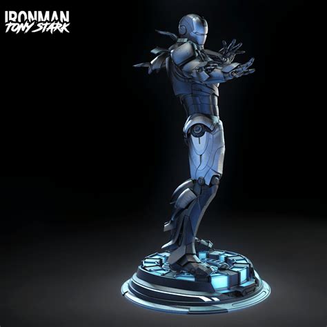 Ironman Statue Digital Stl Files For 3d Printing Etsy