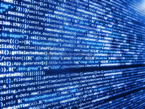 Software Programming Code Screen Of Software Developer Developer Working On Software Codes In