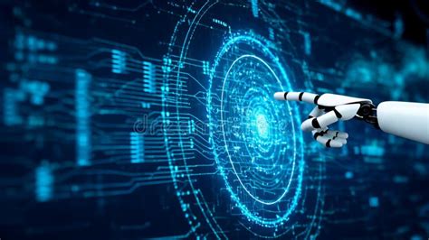 Close Up Of A Robot Hand Humanoid Working Stock Video Video Of Background Information 367043275