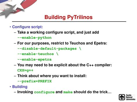 ppt using pytrilinos a tutorial powerpoint presentation free