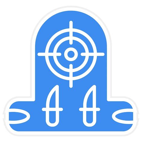 Premium Vector Red Dot Sight Icon Style