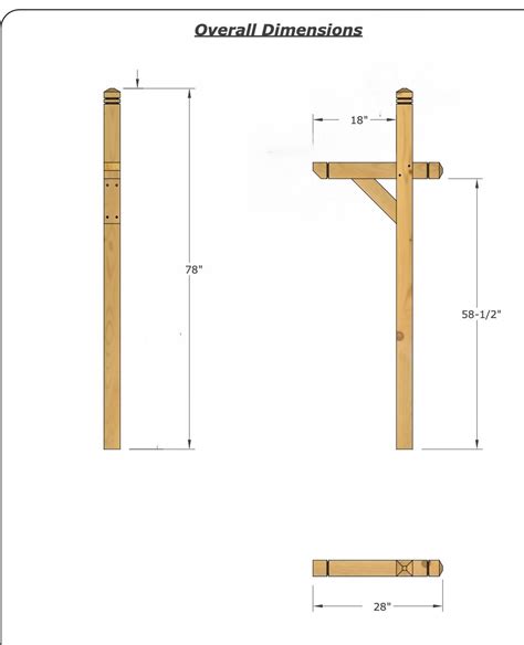 Decorative Mailbox Post Plans Mail Box Post Plans Letter Box Post