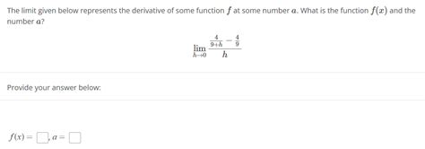 solved the limit given below represents the derivative of