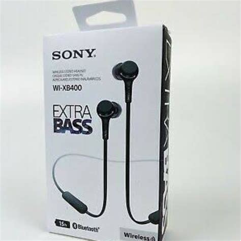 Sony wi xb400 extra bass bluetooth headset, Audio, Headphones ...