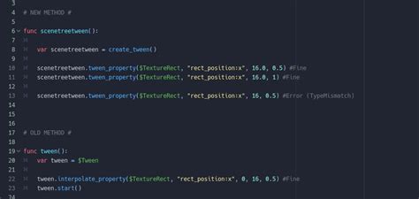 `scenetreetween`s `tweenproperty` Typemismatch Error When `finalval` Is Given As Int When