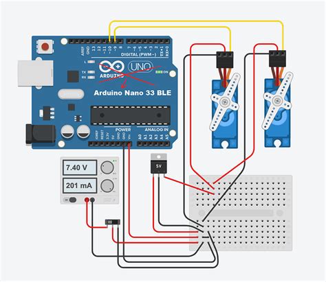 Advice For Improved Battery And Circuit Design For Arduino Nano And Two Sg90 Servos General