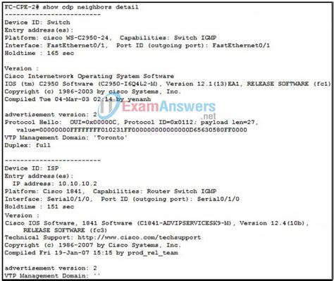 refer to the exhibit a network designer has no documentation and is attempting to create a