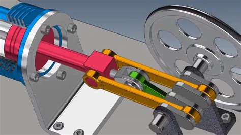 Alpha Stirling Engine Animation Sbyz