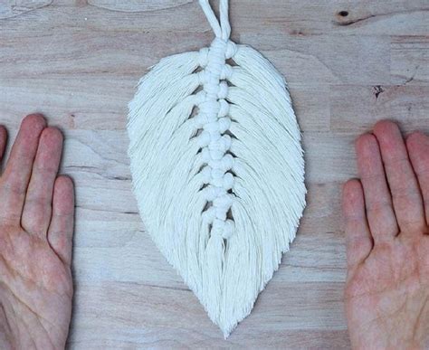 How To Make Macrame Feathers Blitsy