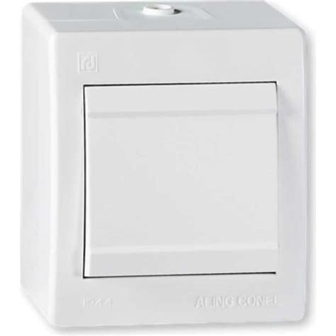 Выключатель перекрестный накладной Aling-conel POWER IP44 10AX 250V ...