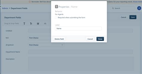 Custom Fields For Department Freshservice