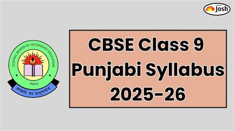 Cbse Class 9 Punjabi Syllabus 2025 26 Pdf Download Check Marking Scheme