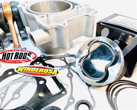 12 17 Rzr 570 Cases Complete Rebuild Kit Top Bottom Motor Engine Assem — Bpratv
