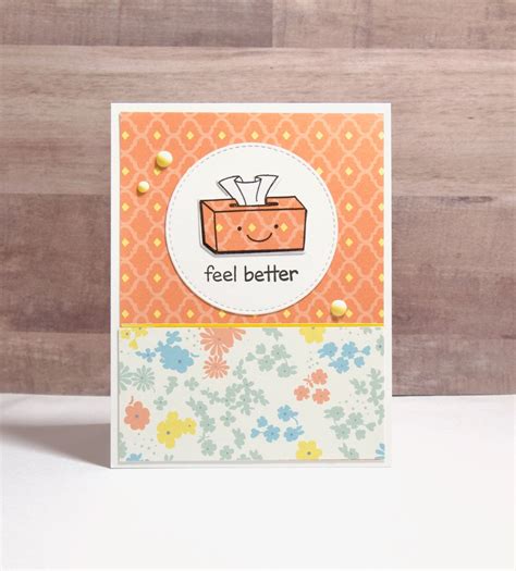 Feel Better Soon Card Get Well Cards Cards For Get Well Handmade Get