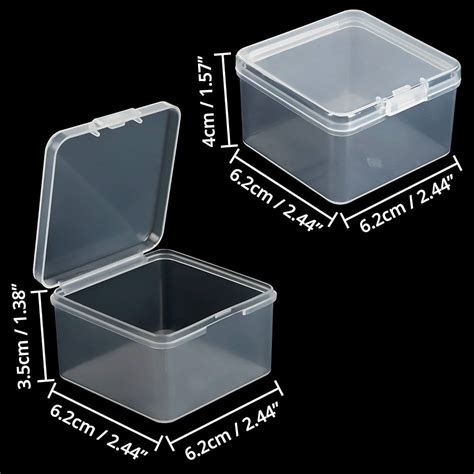 Clear Plastic Hinged Boxes With Lids Crisp2go 9 X 6 X 33 Extra