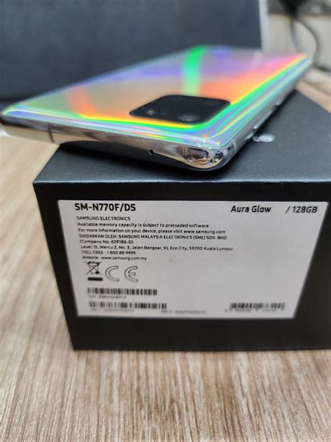 Samsung Galaxy Note 10 Aura Glow 128 GB Mobile Phones Gadgets Mobile Phones Android Phones