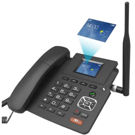 Σταθερό Gsm Τηλέφωνο ασύρματο με λειτουργία κινητού Τηλεφώνου 4g με