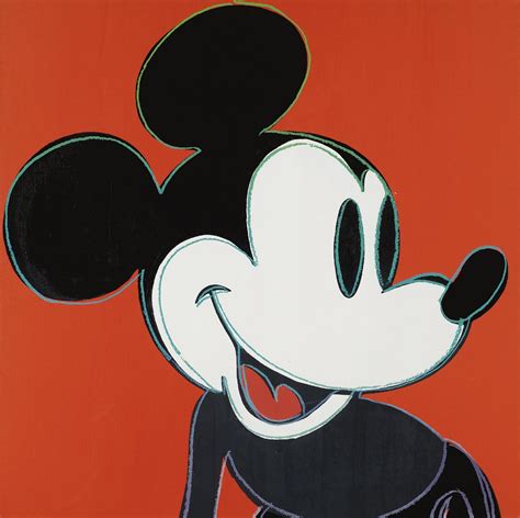 Pop Art Andy Warhol Mickey Mouse