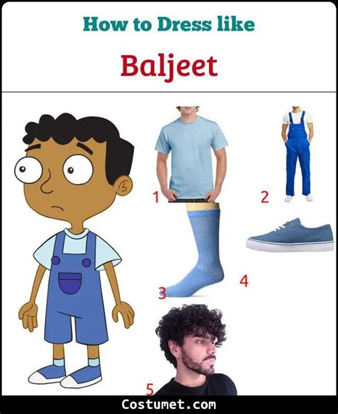 Baljeet Tjinder Costume From Phineas And Ferb For Halloween