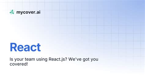 React Mycover Ai