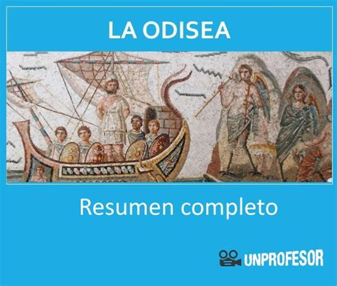 La Odisea ¡¡resumen Corto Y Por CapÍtulos