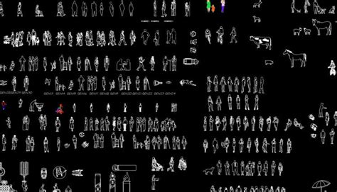 66 Blocks Of Different People Free Autocad Free Cad Blocks Download Dwg Models For Architects