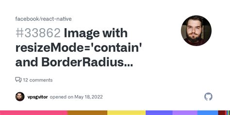 image with resizemode contain and borderradius defined repeat last