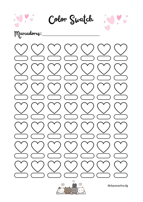 Printable Color Swatch Chart To Give Back To The Adult Coloringhex