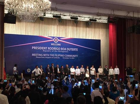 ប្រទេសកម្ពុជារីករាយស្វាគមន៍ដំណើរទស្សនកិច្ចរបស់ លោកប្រធានាធិបតីហ្វីលីពីន សម្លេងសហគមន៍ខ្មែរ