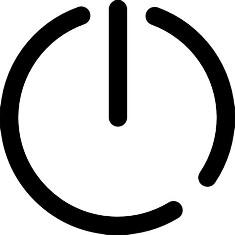 Power Button Super Basic Omission Outline Icon