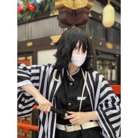 Anime Demon Slayer Kimetsu No Yaiba Iguro Obanai Cosplay Costume Adult
