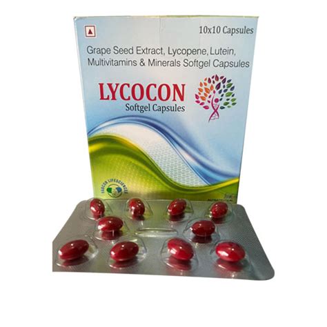 Lycocon Softgel Capsules Fabcon Lifesciences Private Limited