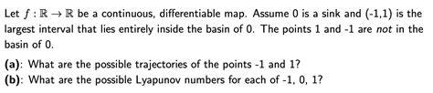 Solved Let F Rr Be A Continuous Differentiable Map Assume