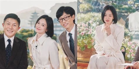 송혜교 유퀴즈까지 장안의 화제 똑단발 여신미모 돋보인 세련美 트렌치코트룩 뷰티는 내운명