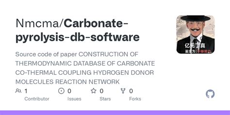 Github Nmcmacarbonate Pyrolysis Db Software Source Code Of Paper
